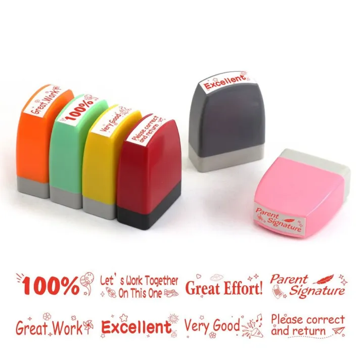 Student English Scrapbooking Stamper Photosensitive Chapter Cartoon ...