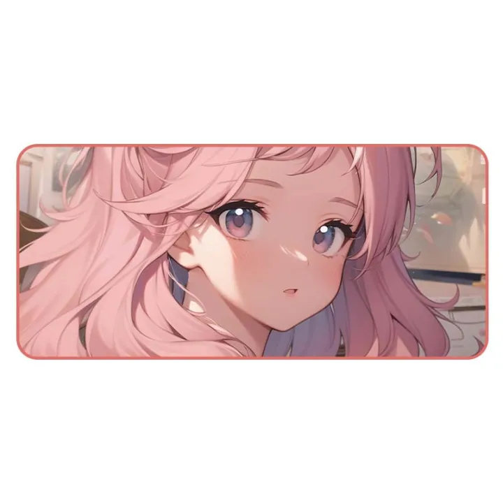 Mouse pad oversized one piece dropshipping anime girl pan pad enlarged ...