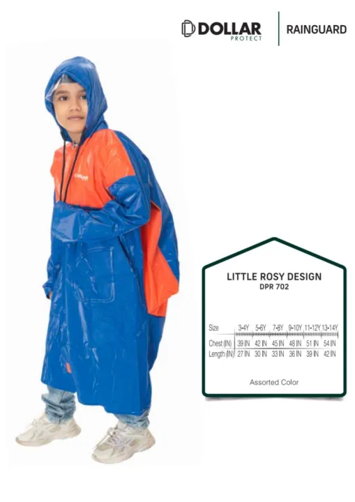 Dollar Kids One Piece Raincoat DPR 702 | Daraz.com.np