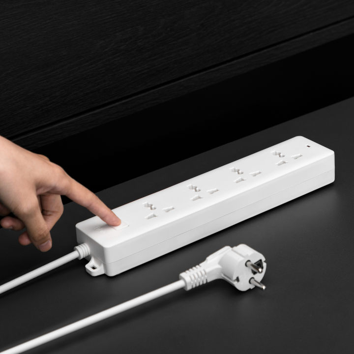 Deli Extension Cord Power Supply | 3 Sockets | 2500 W | 3 Meters Wire ...