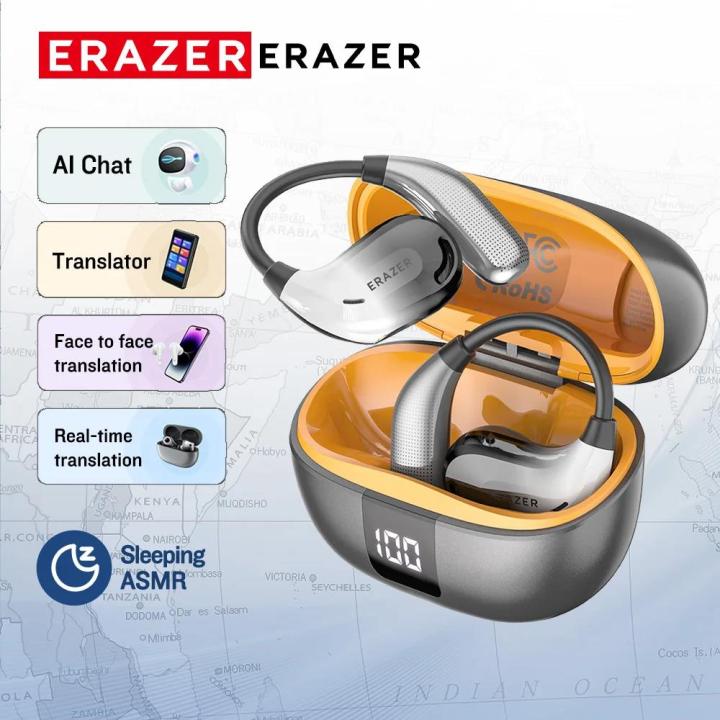 ERAZER XT66PRO Bluetooth Earphones ASMR Headsets DIY APP AI Translator ...