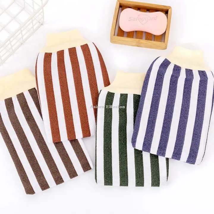 Asinrn ERosIon 1pc Exfoliating Bath Gloves Body Scrubber Gloves SPA ...