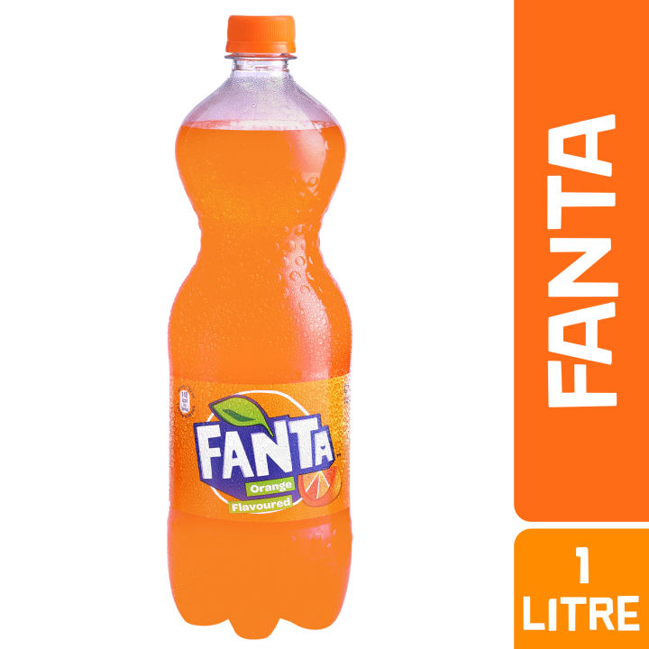 Fanta Orange Flavoured Soft Drink PET Bottle 1L- Pack Of 6 | Daraz.com.np