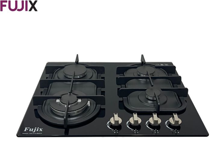 Fujix 4 Burner Gas Hob Electric Automatic Ignition (FJX - B60L3D) With ...