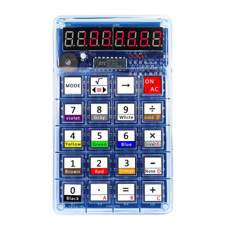 Assemble Your Own LED Digital Tube Calculator with This DIY Electronics ...