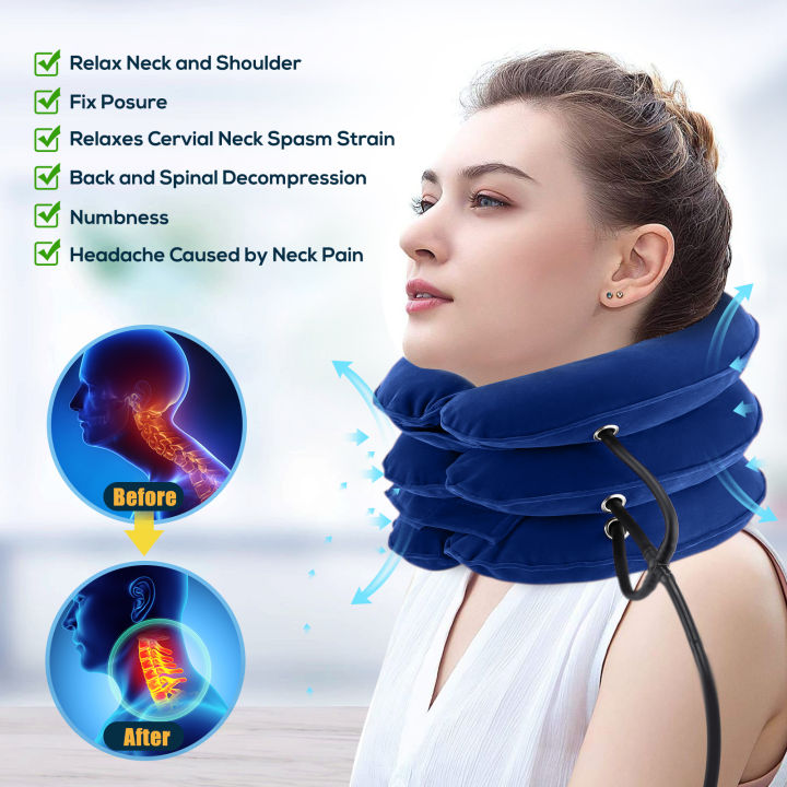 Dirty old man Fashion Neck Inflatable Pillow Collar Tractor Air ...