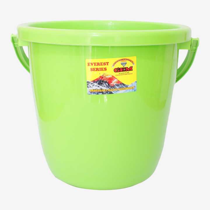 Gem Unbreakable Everest Green Color Bucket 10000- 10 Ltrs | Daraz.com.np