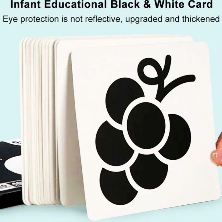 visual simulation flash cards, Black & White F | Daraz.com.np