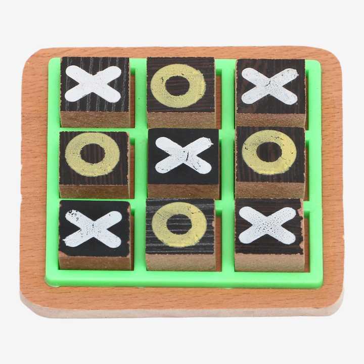 Multi Color Mini Wooden Tic Tac Toe | Daraz.com.np