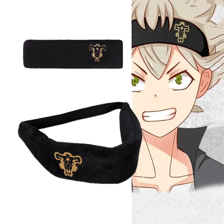 Anime Black Clover Emperor Logo Headband Asta Magic Knight Cosplay Head ...