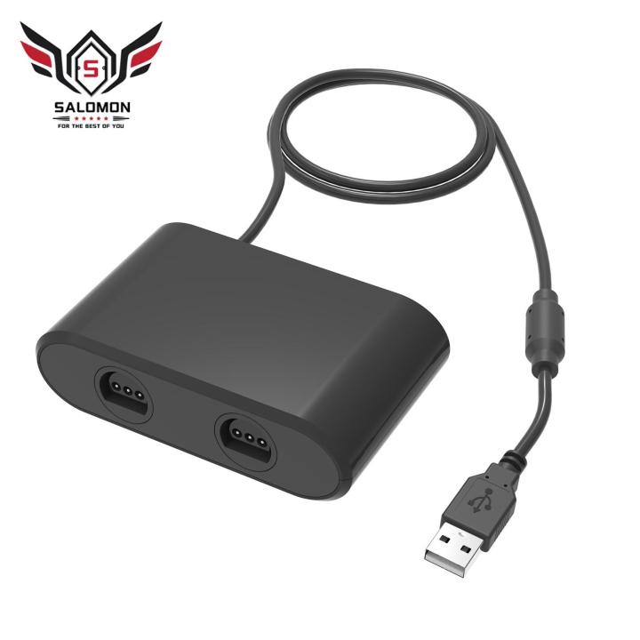 SALOMON Multiplayer Gaming Adapter Zero Latency Wireless Controller Adapter for Switch Plug-and ...