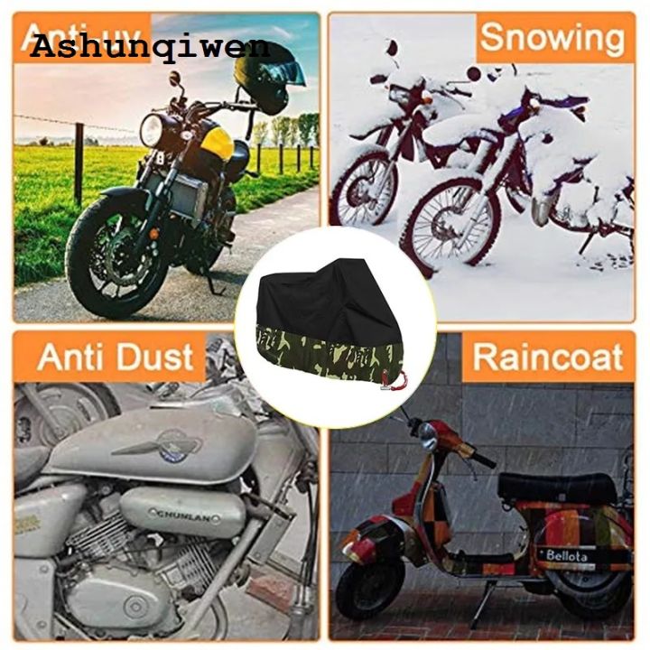 Ashunqiwen Motorcycle Cover Tent Waterproof Outdoor Funda Moto Housse ...