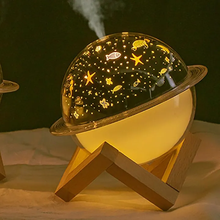 3 in 1 Planet Air Humidifier USB Aroma Essential Oil Diffuser With ...