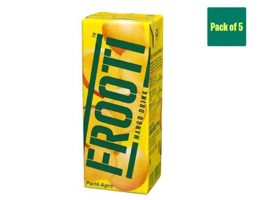 Frooti Mango Drink(200ml) - Parle Agro (Pack of 5) | Daraz.com.np