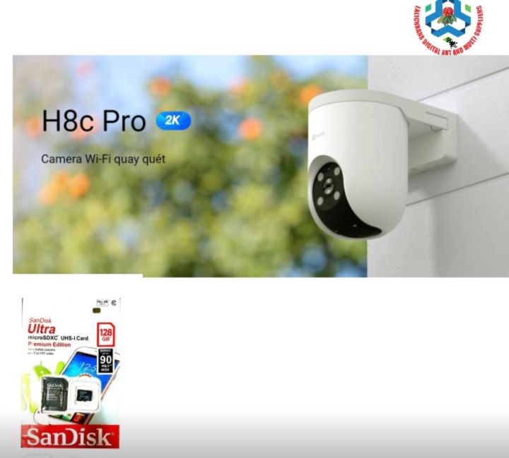 Ezviz H8c Pro 3MP 2K Outdoor Pan & Tilt Wired/Wireless CCTV Camera With ...
