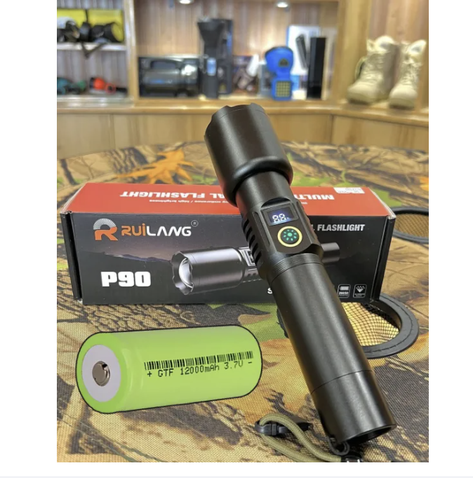 12000 Mah Battery P90 Module Super Powerful Torch | Daraz.com.np