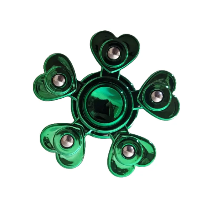 Premium Metal 5-Sided Spinner: Relaxing Mind Tool for Kids and Adults ...