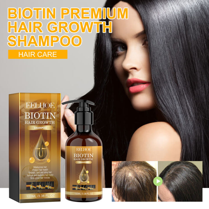 EELHOE Biotin Shampoo Deep cleansing and nourishing scalp, root fixing ...