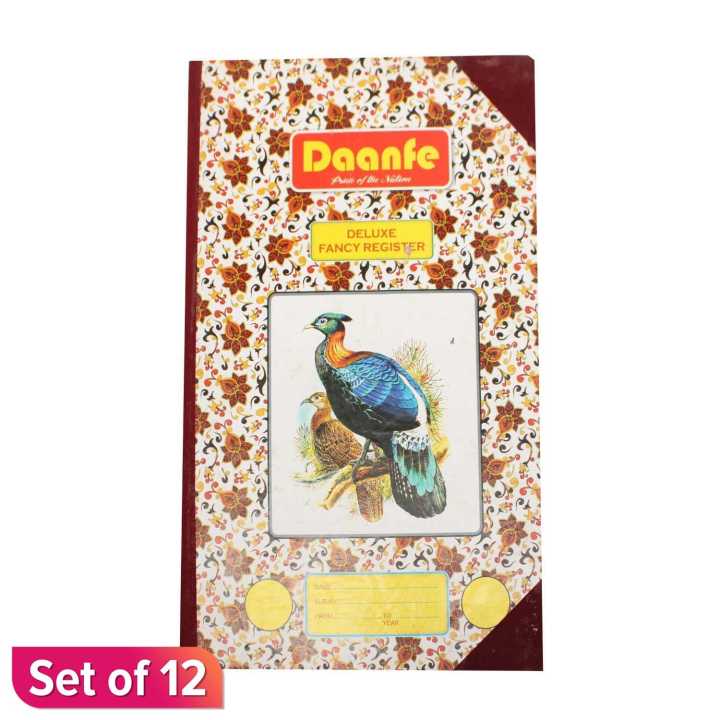 Dannfe Deluxe Fancy No.10 Register Book Set Of 12 | Daraz.com.np