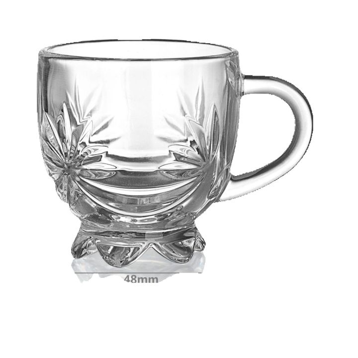 Karbon Transparent Tea & Coffee Glass Cup 220ML - Set Of 6 | Daraz.com.np