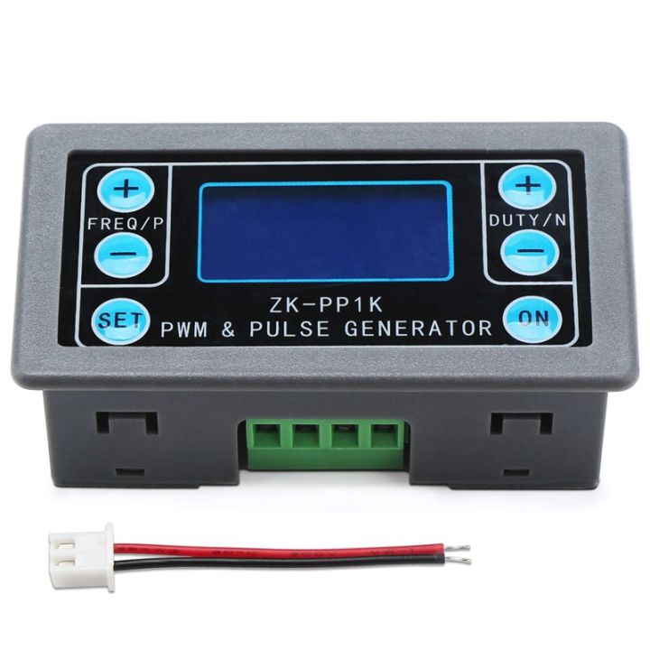PWM Pulse Generator, Dual Mode Adjustable Function Generator Variable Pulse Width Frequency Duty ...