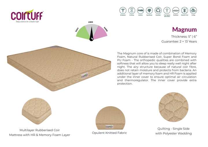Coirtuff mattress price store