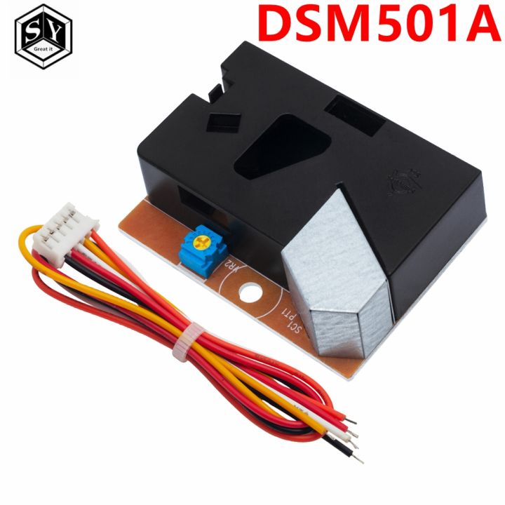 DSM501A Dust Sensor Module PM2.5 Detection Dector Allergic Smoke Particles Sensor Module For ...
