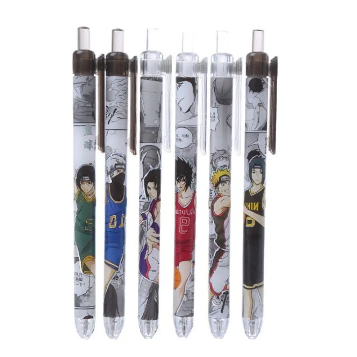 10 Piece Cute Japanese Anime Gel Pen Creative Press Stationery Kawaii ...
