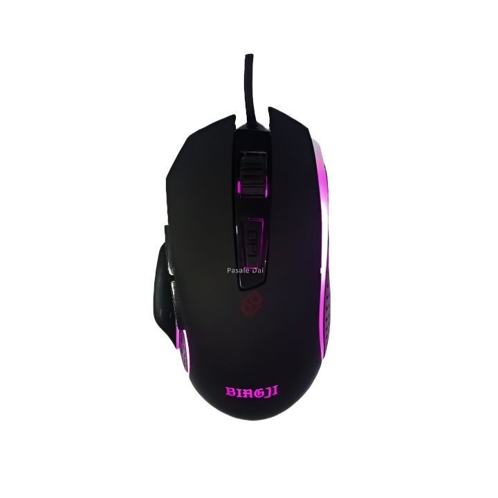 Biagji Racing X8S RGB Gaming Mouse - 7 Buttons, 3200 Dpi | Daraz.com.np