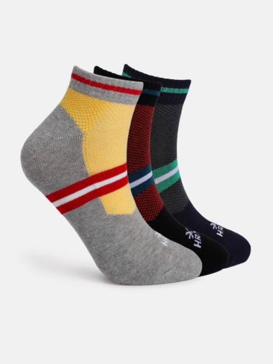 HRX by Hrithik Roshan Pack Of 3 Ankle Length Socks For Men | Daraz.com.np