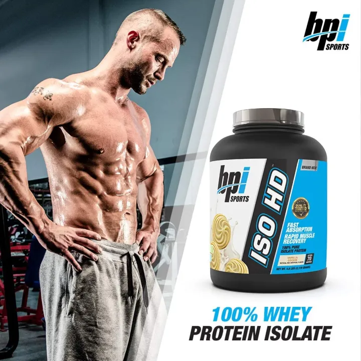 Bpi Sports ISO HD Protein - Vanilla Cookie , 70 Servings , Isolate Whey ...