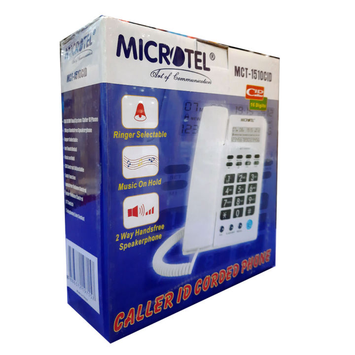 Microtel MCT-1510CID Caller ID Corded Telephone Set | Daraz.com.np