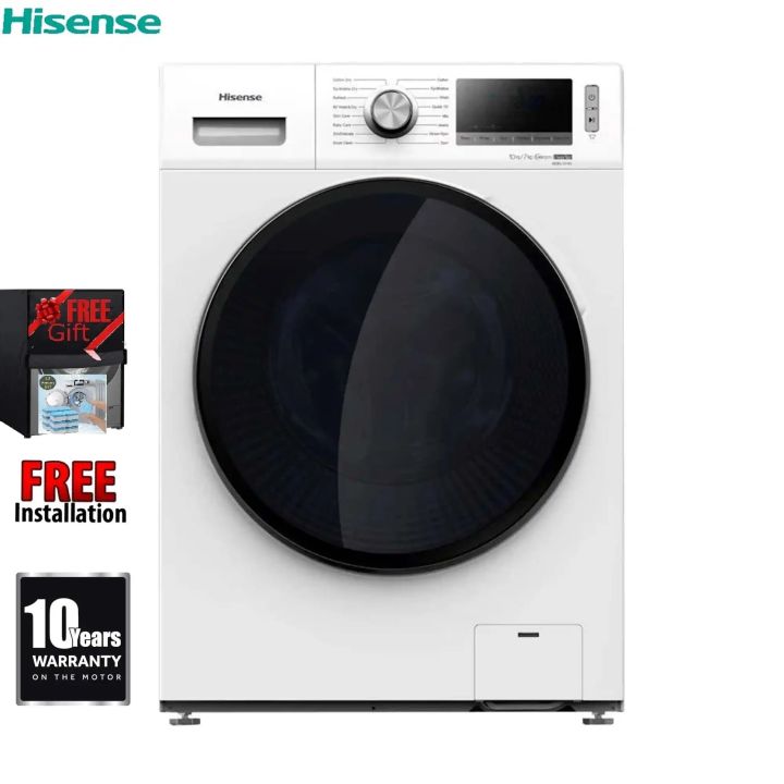 Hisense WDBL8014V 8 Kg Washer & 5 Kg Dryer Front Load Washing Machine ...