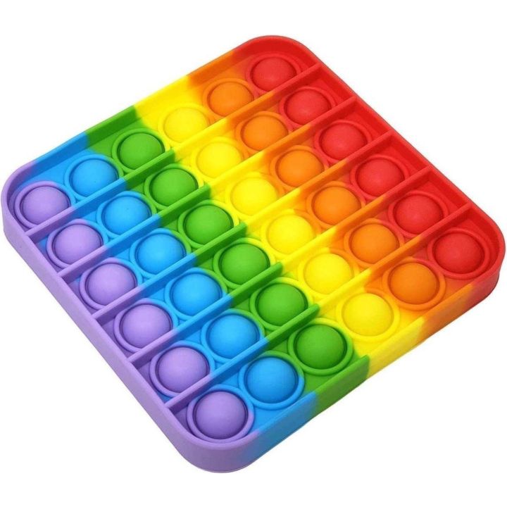 Pop it square Toys Clip Finger Silicone Bubble Kids Sensory | Daraz.com.np