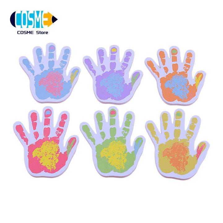 Small Sticky Notes 6pcs Cute Palm Sticky Notes Set 30 Sheets/pad Self ...