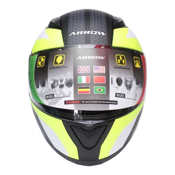 Arrow Double Visor Diagon Full Helmet | Daraz.com.np