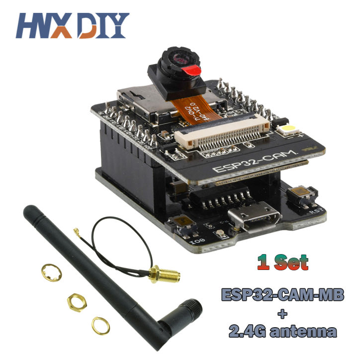 ESP32 ESP32-CAM WiFi + Bluetooth Module Camera Module Development Board with Camera Module ...