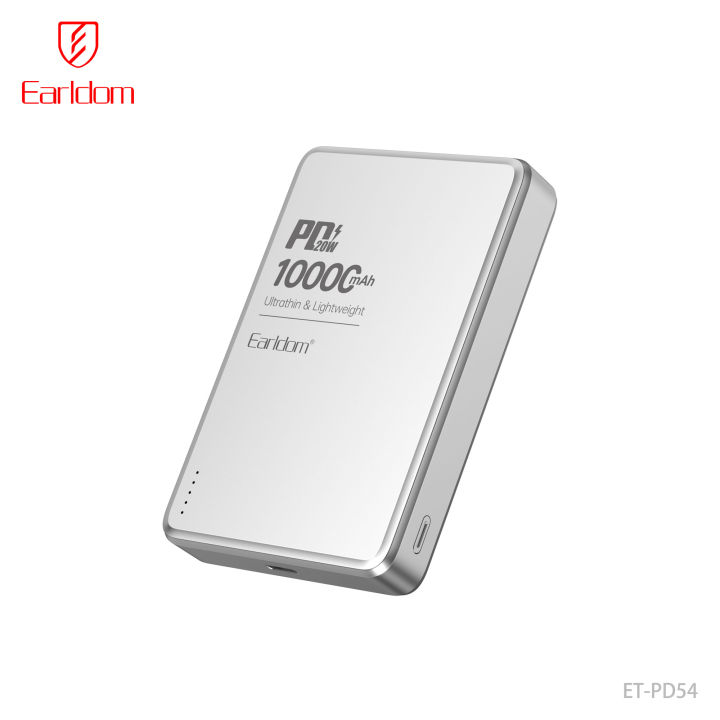 Earldom PD54 10000mAh Power Bank with LED Display - Black | Daraz.com.np