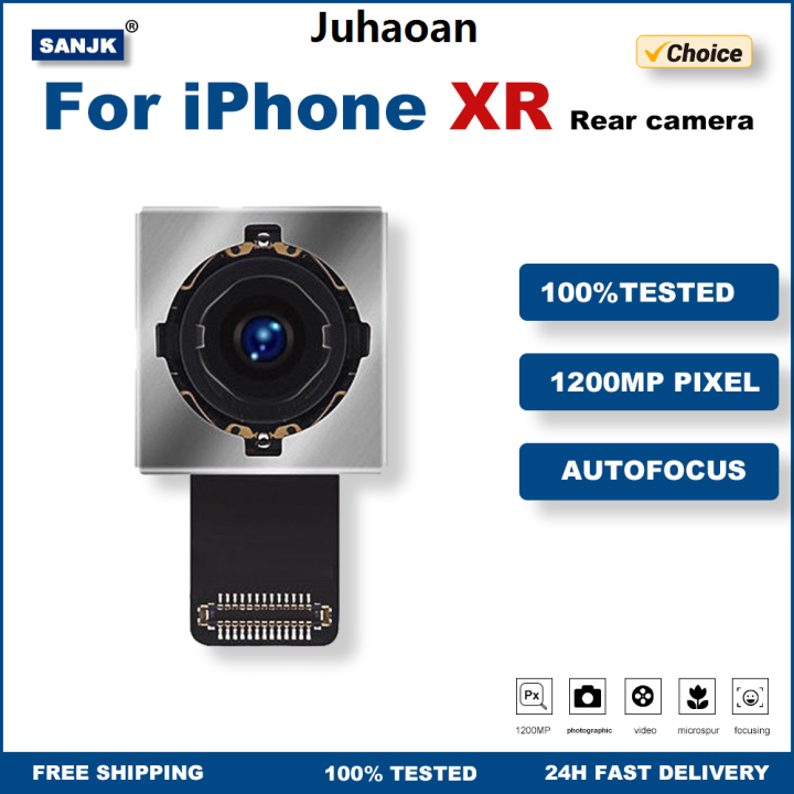 JuhaoanRear Camera For iPhone XR Back Camera Rear Main Lens Flex Cable ...