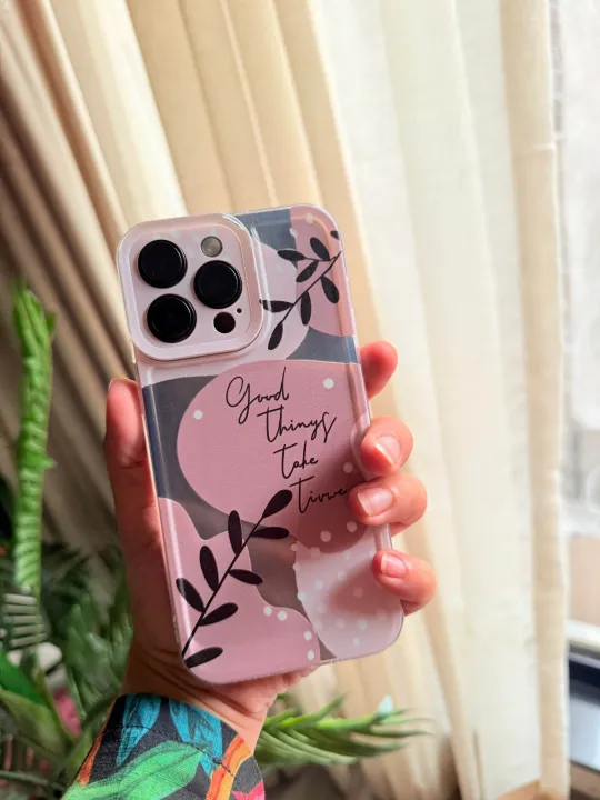 Linman 5-in-1 iPhone Accessory Bundle – Floral Transparent Case ...