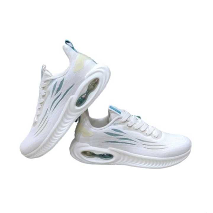 Yearcon White mix Solid Design Laceup running Shoes For Men (GJ-12 ...