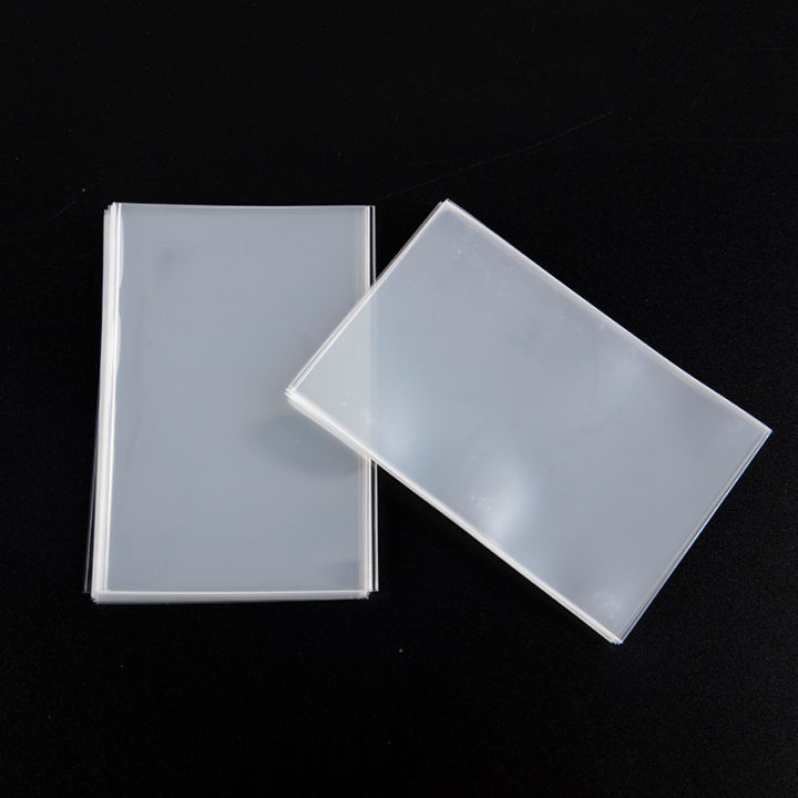 50 sheets/pack Transprant Card Cover Holder For Board Game ID Cards ...