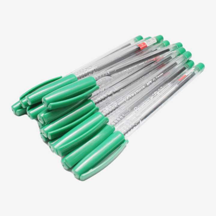 Green Color Radius Mx Ultimate Writing Pen (Green Ink) Pack Of 50 ...