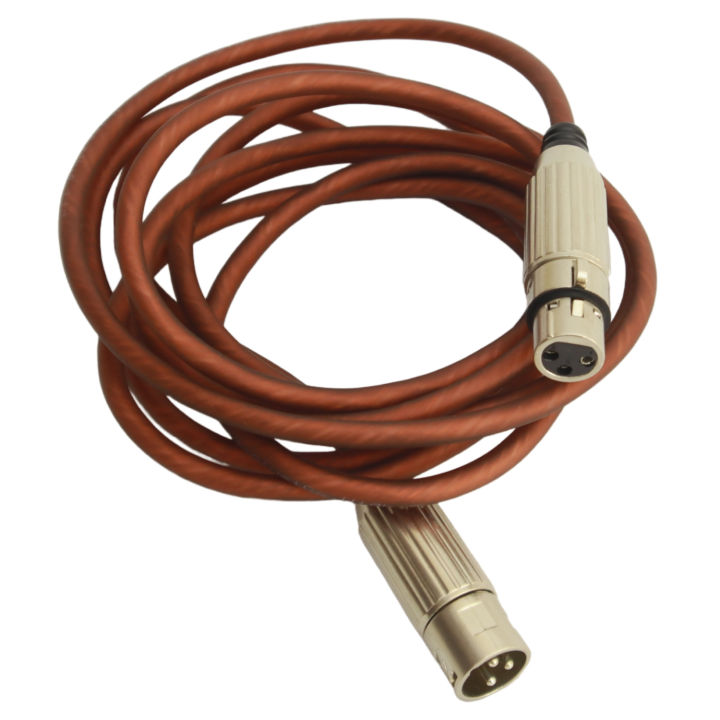 XLR Male to Female 3 Meter Microphone Cable with Premium Connectors and ...