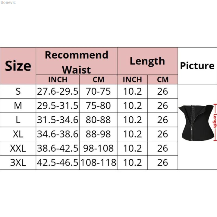 Uonevic Instrument Cinc Women's Abdominal Control Belt Weight Loss ...