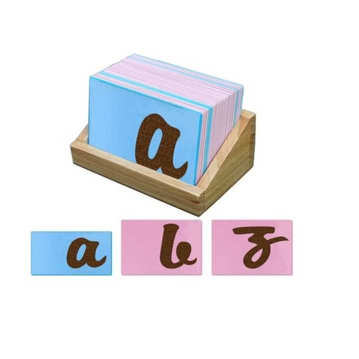 Little Genius Sand Paper Cursive Writing English Alphabets ME-18 ...