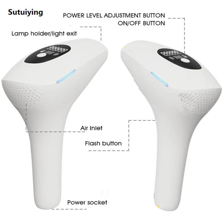Sutuiying Professional Women Laser Hair Removal IPL Epilator Female ...