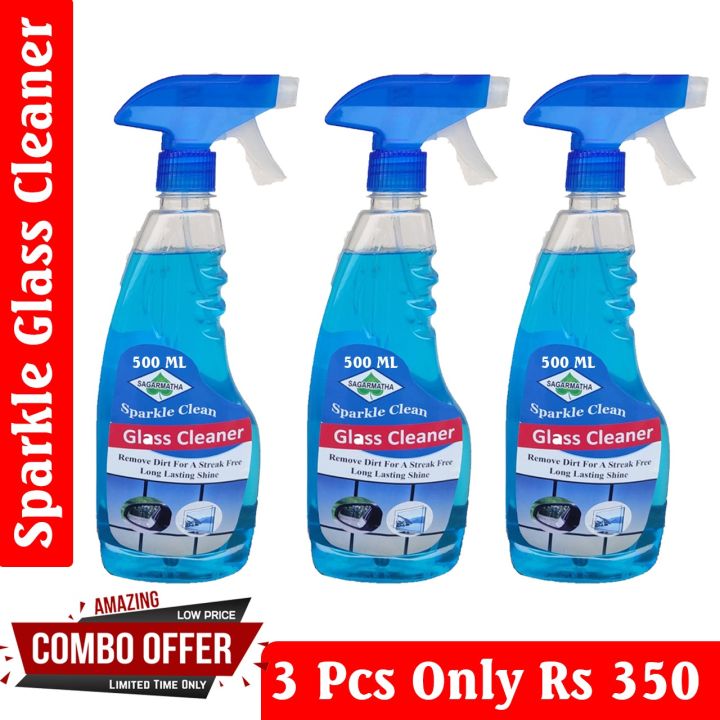Sparkle Clean Glass Cleaner 500ML | Daraz.com.np