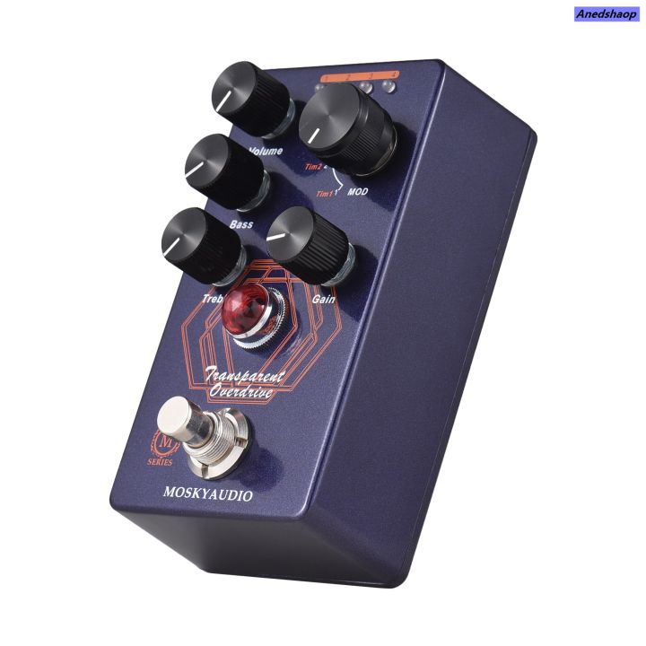 Anedshaop MOSKYAudio Overdrive Guitar Effect Pedal 4 Mode Switch Volume ...