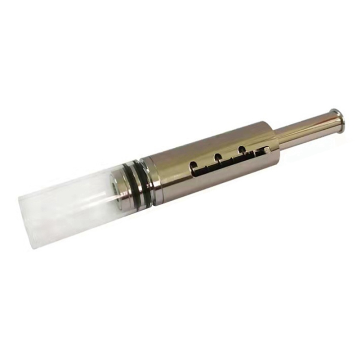 Piston Type Glass Smoking Pipe Filter Retractable Pipa Mouth Tip Herb ...